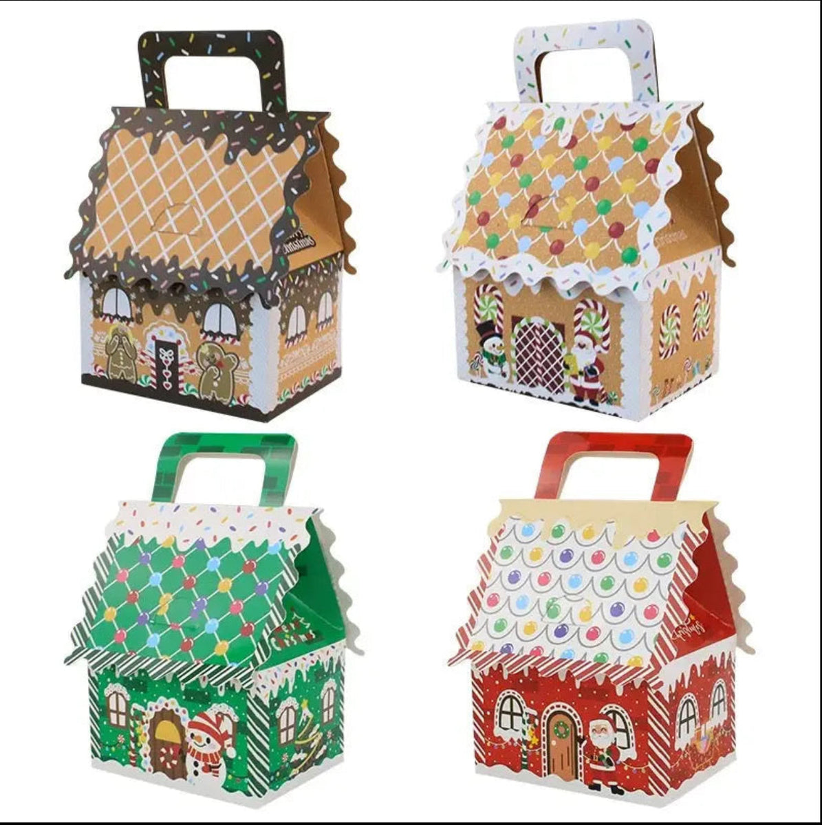 Christmas Gingerbread House bakery cookie boxes | Santas Workshop Direct