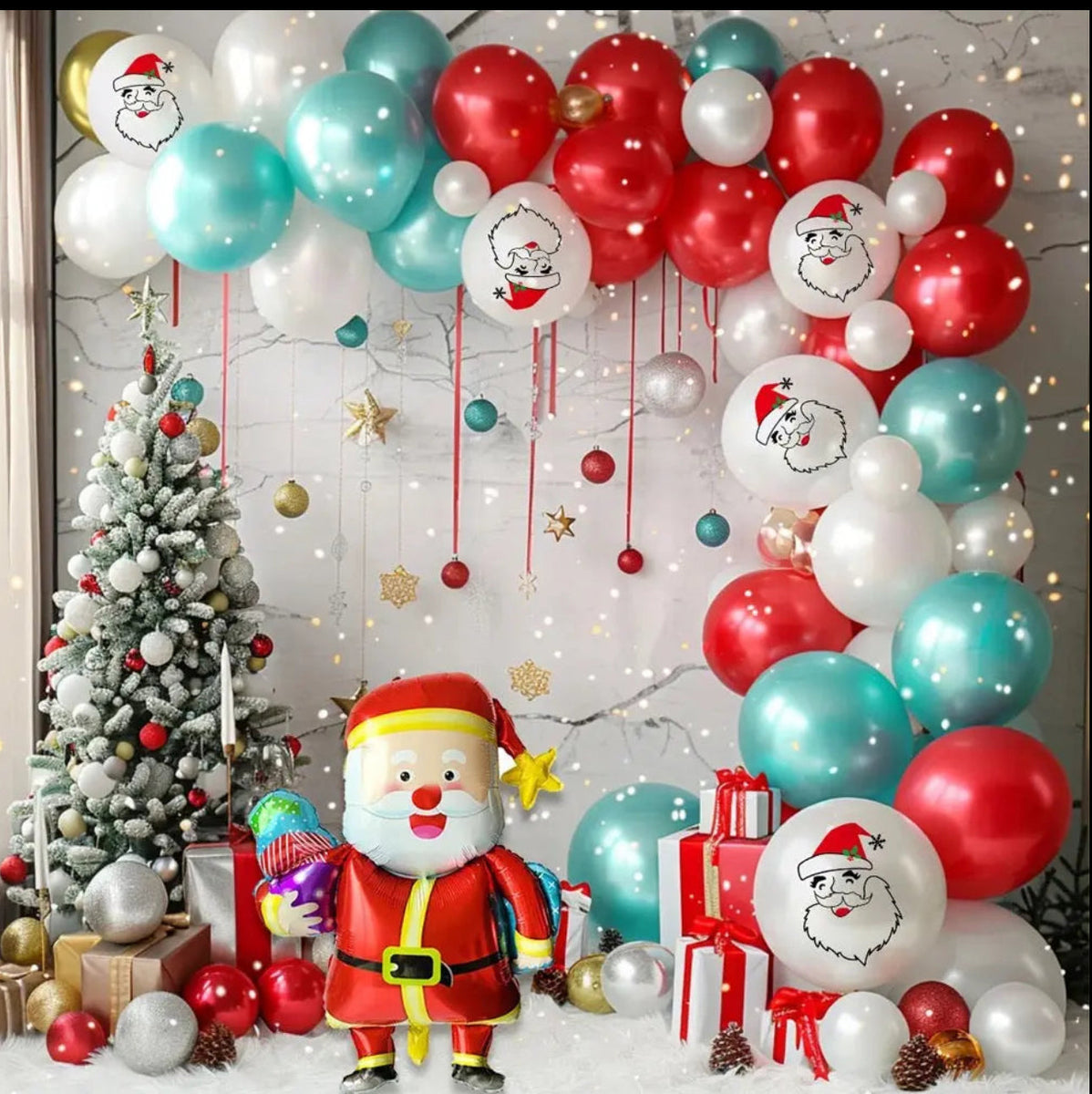 Christmas Foil / Latex Balloons - Arch Balloons | Santas Workshop Direct