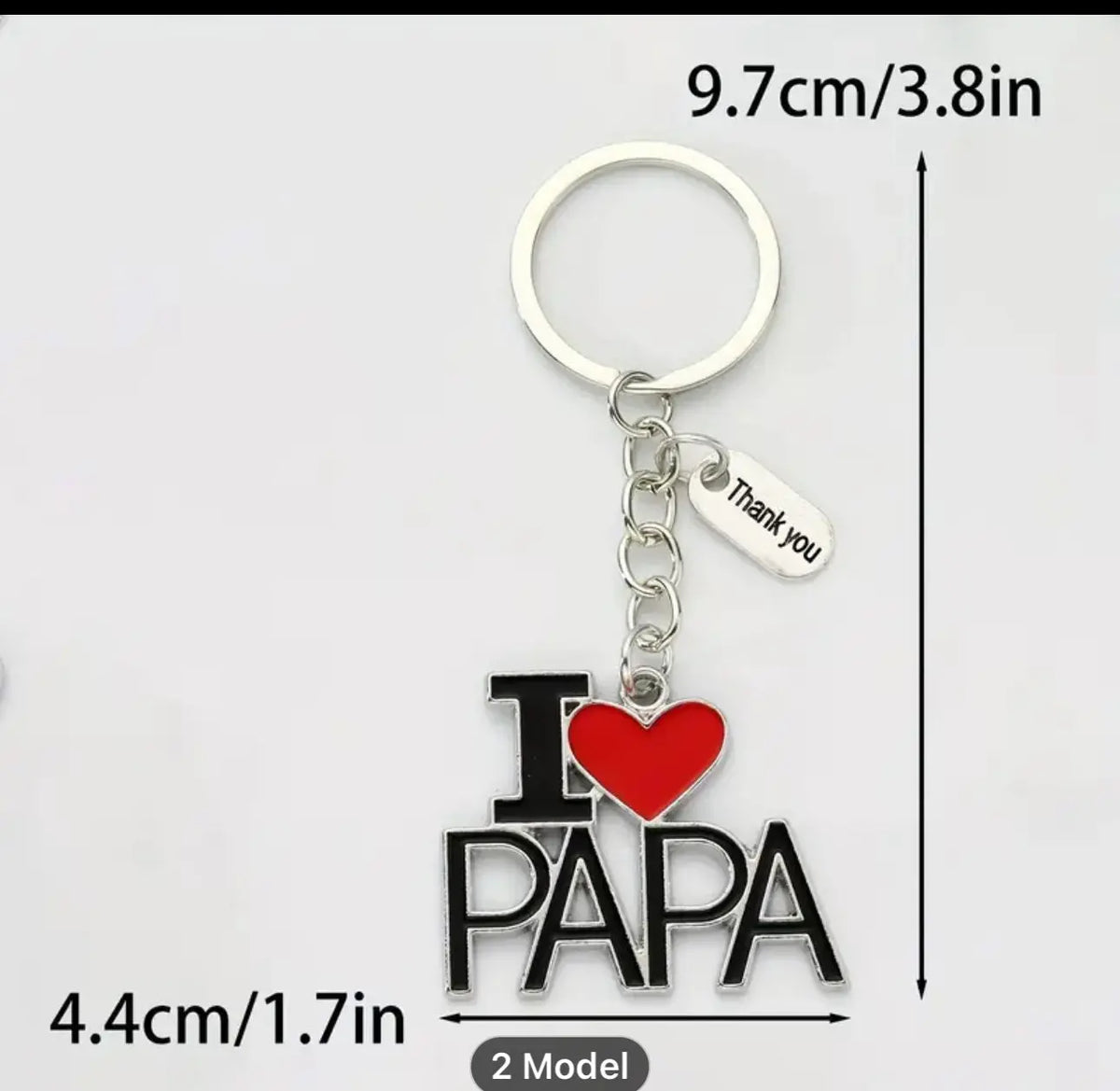 Father’s Day gift I LOVE PAPA KEY CHAIN | Santas Workshop Direct